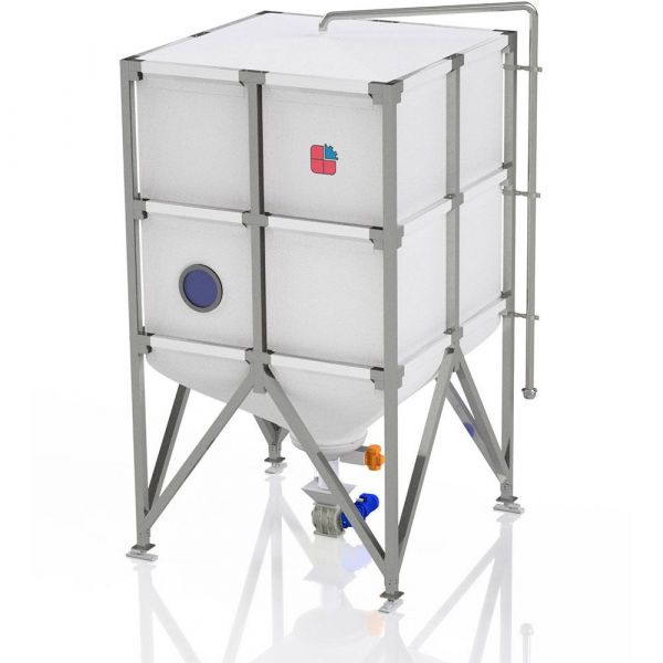 Flexible fabric silos - Storage - Intech S.r.l. - Piacenza